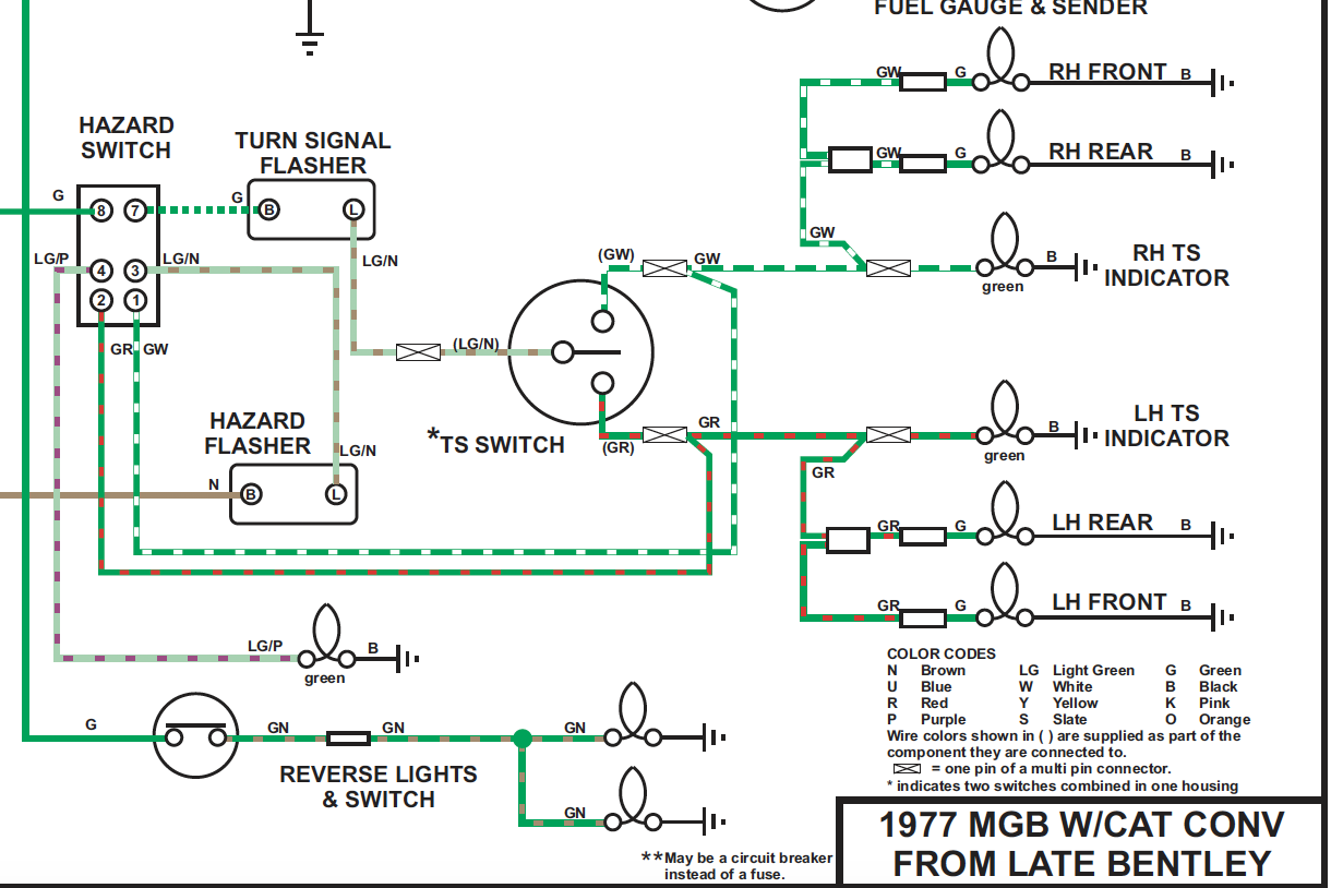 Turn Signals Inoperable (with new Hazard switch and details) : MGB & GT ...